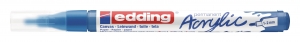Akrilni marker E-5300 fine 1-2mm obli vrh plava Edding