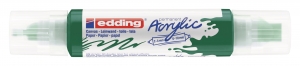 Akrilni marker E-5400 double-liner sa dva vrha zelena Edding
