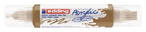 Akrilni marker E-5400 double-liner sa dva vrha zlatna Edding