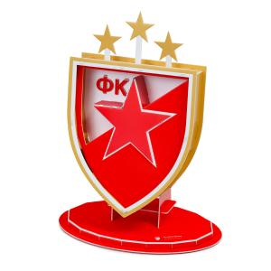 Puzzle 3D grb FK Crvena Zvezda