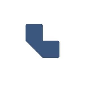 Simboli za podno obeležavanje "L" forma 1/10, Tarifold - Djois plava Tarifold