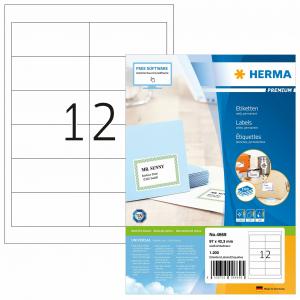 Etikete 96X42,3 A4/12 1/100 bela Herma