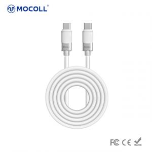 Kabl za brzo punjenje do 60W C-C, 1.5 m bela Mocoll