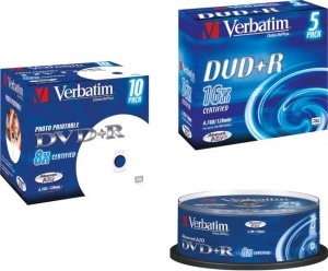 DVD-R 4,7GB 8x, Verbatim 1/25 spin Verbatim