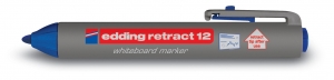 Marker za belu tablu E-12 Retract 1,5-3mm plava Edding