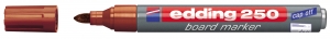 Marker za belu tablu E-250 1,5-3mm, cap-off braon Edding