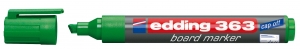 Marker za belu tablu E-363 1-5mm, kosi vrh zelena Edding