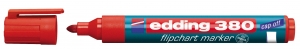 Flipchart marker E-380 1,5-3mm, zaobljeni crvena Edding