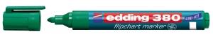 Flipchart marker E-380 1,5-3mm, zaobljeni zelena Edding
