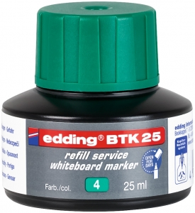 Refil za marker za belu tablu BTK 25, 25ml zelena Edding