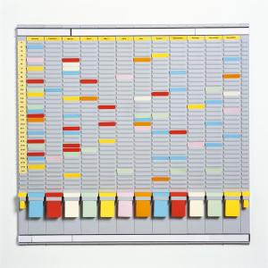 Planer set za T-kartice godišnji 785x825mm, 35 slots, uklučene kartice, Jalema - Djois Jalema