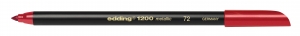 Flomasteri E-1200 1-3mm metalik crvena Edding