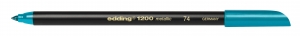 Flomasteri E-1200 1-3mm metalik zelena Edding