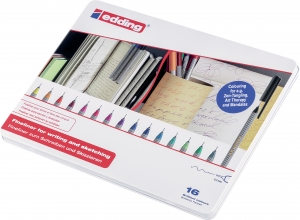Fineliner E-55 0,3mm SET 1/16 sortirano Edding