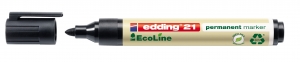 Marker permanent E-21 EcoLine 1,5-3mm, zaobljeni crna Edding