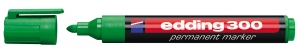 Marker permanent E-300 1,5-3mm, zaobljeni zelena Edding