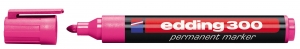 Marker permanent E-300 1,5-3mm, zaobljeni roze Edding