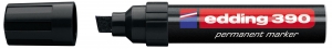Marker permanent E-390 4-12mm, deblji, kosi vrh crna Edding