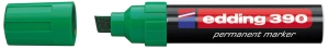 Marker permanent E-390 4-12mm, deblji, kosi vrh zelena Edding