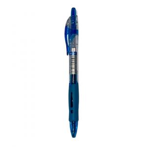 Gel roler GP805 sa push mehanizmom 0,5 mm, gumeni grip plava Beifa