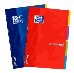 Sveska A4 PP sa 4 registra Oxford Openflex 60 lista, 90g karo Oxford