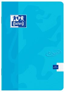 Sveska A5 Oxford 60 lista Touch Pastel, 90g, optički papir, margine plava karo Oxford