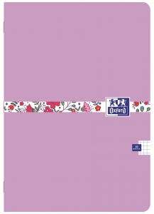 Sveska A4 Oxford 60 lista Floral, 90g, optički papir, margine karo Oxford