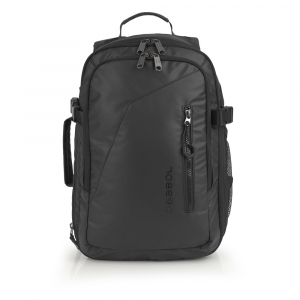 Ranac putni za low cost sa 2 odeljka 25x40x20/23 cm 20/23l - 0,62kg Canada crna Gabol
