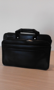 Notebook torba "16" kožna crna