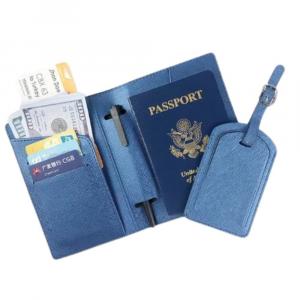 SET FUTROLA ZA PASOŠ I TAG ZA KOFER Y161-01 plava