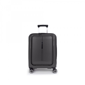 Kofer mali (kabinski) sa odeljkom za laptop PROŠIRIVI 40x55x22/25cm Polypropilen Brooklyn 41,7/47,4 l-3,1 kg metalik siva Gabol