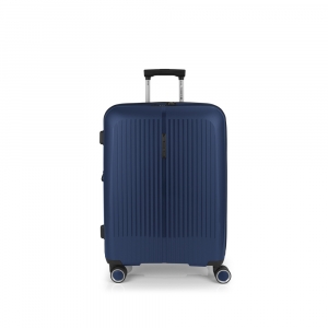 Kofer srednji PROŠIRIVI 45x65x27/30cm Polypropilen Brooklyn 70/77,8 l-3,4 kg metalik plava Gabol