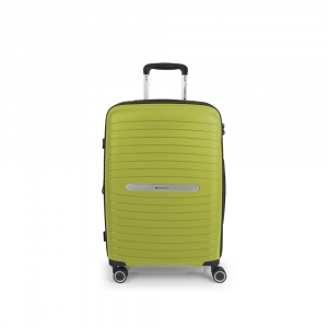 Kofer srednji PROŠIRIVI 38x55x23/26 cm Polypropilen 44x65x28/31 cm 71,4/79 l-3,7 kg Shinyuu zelena Gabol