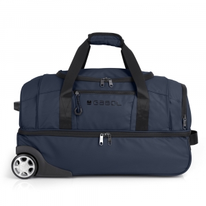 Torba putna sa točkićima 2 odeljka 55x32x29 cm 51l/2,2 kg Canada tamno plava Gabol