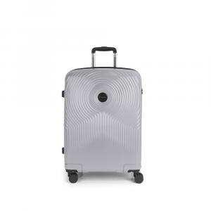 Kofer srednji 45x65x28/31 cm polikarbonat 72,6/80,4l-3,6 kg Radar srebrna Gabol