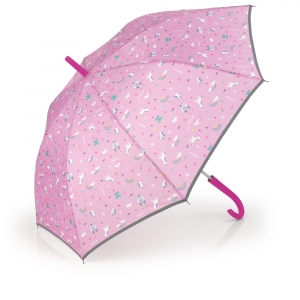 Kišobran dečji 8 rebara Rainbow roze Gabol