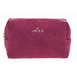 Neseser pravougaoni somotski 0288, 17×8×12 cm roze Verde