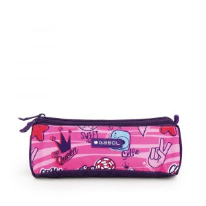 Pernica sa tri odeljka 22x7x7 cm 1l-0,07 kg Sticker roze Gabol