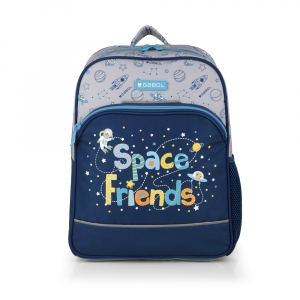 Ranac predškolski ergonomski 30x40x12 cm 13l-0,40 kg Space siva Gabol