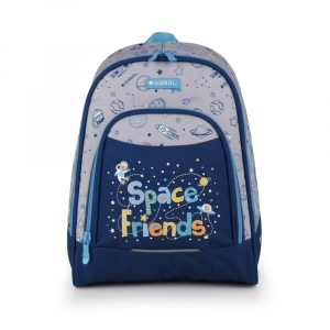 Ranac predškolski ergonomski 27x34x12 cm 9l-0,28 kg Space siva Gabol