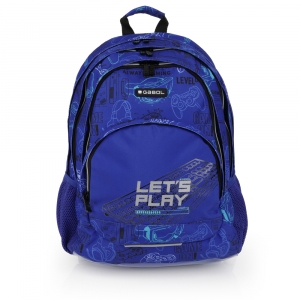 Ranac školski ergonomski 32x44x18 cm 21l-0,56 kg Gaming Gabol