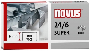 Klamerice Novus 24/6 super, 1/1000, 30 listova Novus
