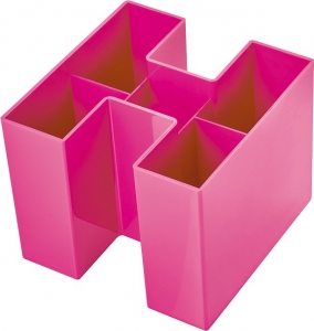 Stoni set BRAVO H standard, 5 odeljaka, uklopivi roze Han