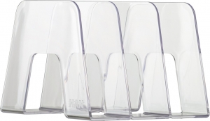 Uspravni sorter za kataloge i časopise sa 3 faha transparent Han