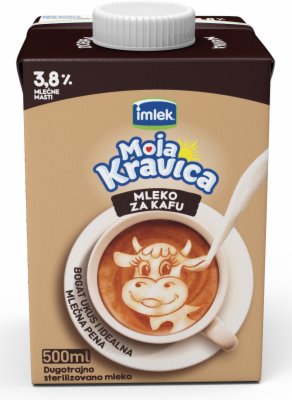 MLEKO UHT MOJA KRAVICA ZA KAFU 3.8%MM 500ML