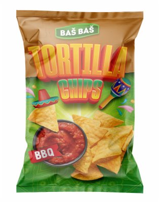 ČIPS TORTILJA BBQ BAŠ BAŠ 125G