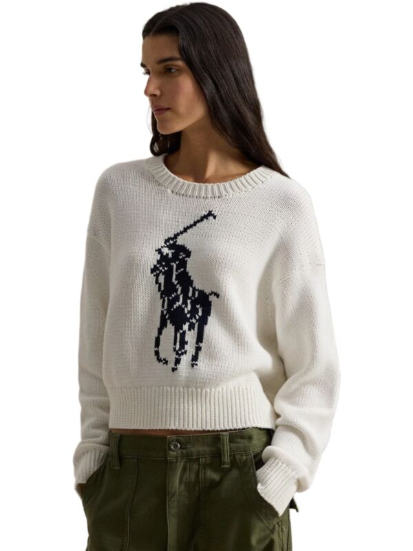 Ralph Lauren - Beli ženski džemper