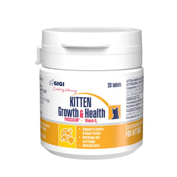GIGI Kitten Growth & Support tablete, 30 tableta