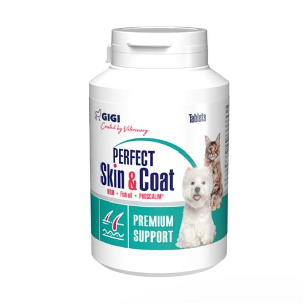 GIGI Perfect Skin & Coat suplement za pse i mačke, 21 tableta