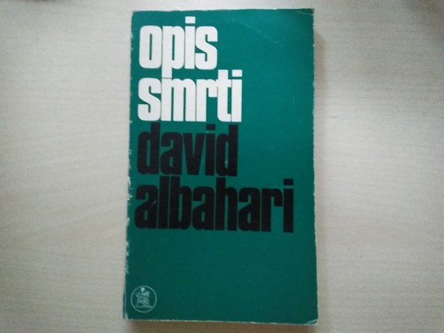 David Albahari- OPIS SMRTI